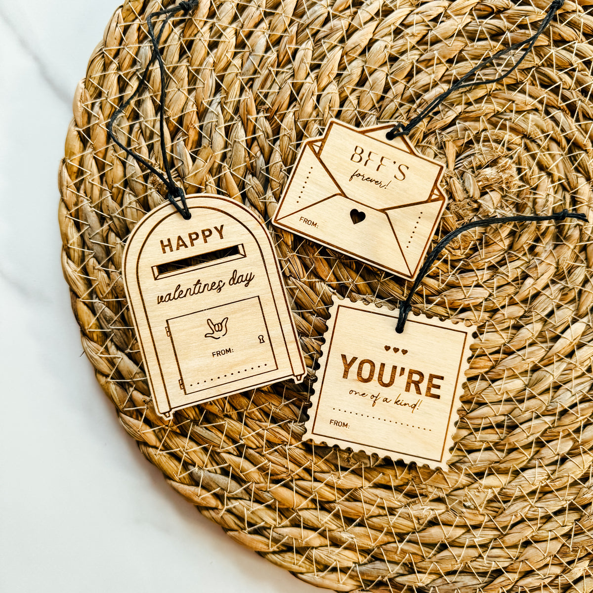 Postal Valentine's Day Gift Tag – Beck Street Woodworking